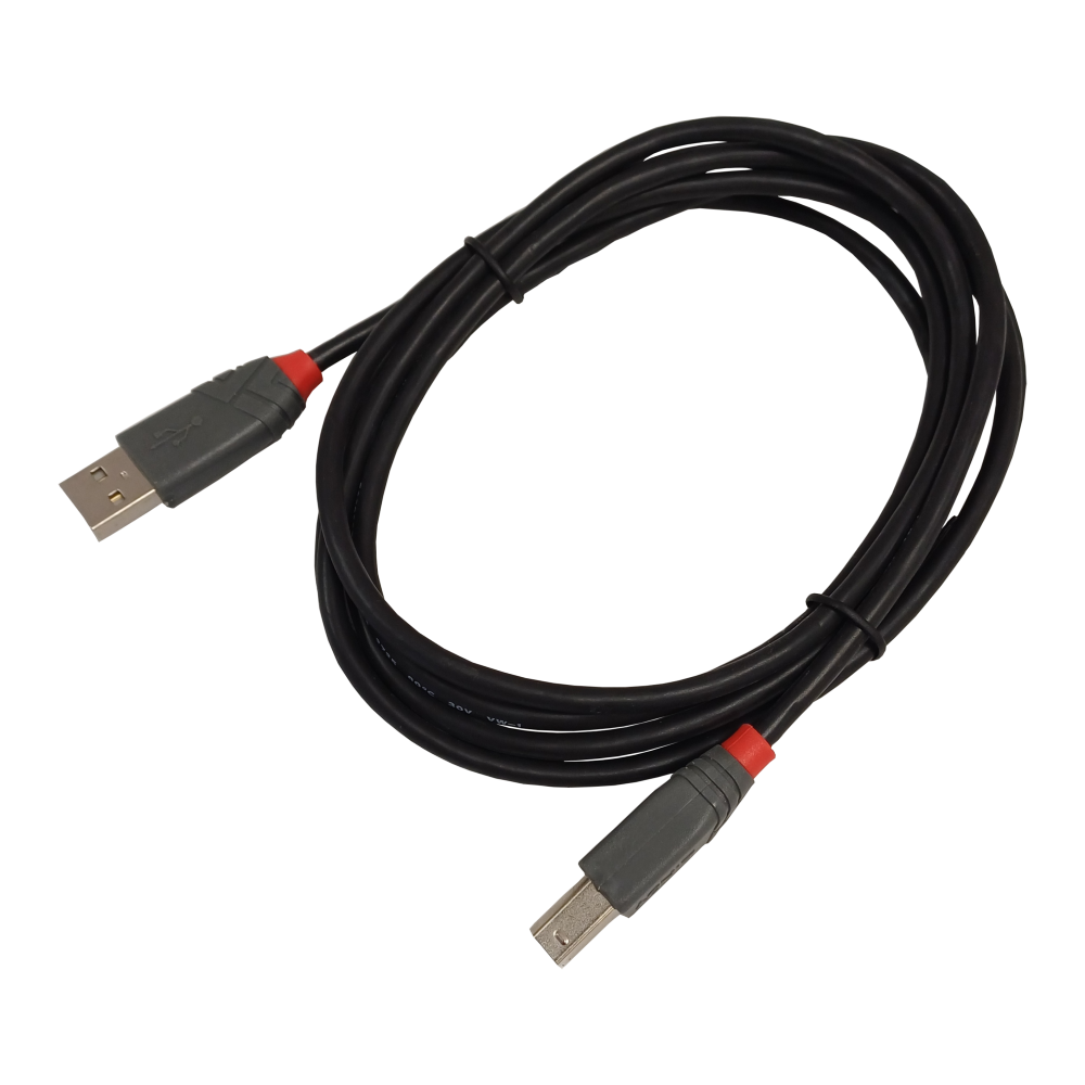 2m USB Type A to B Cable | Racecourse Data Technologies